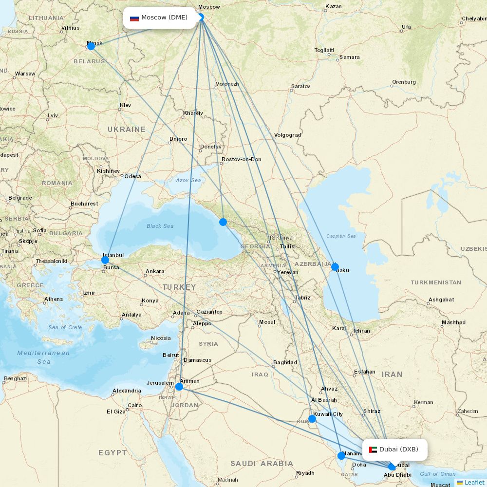 Emirates routes 2025 – interactive map with all flights - Flight Routes