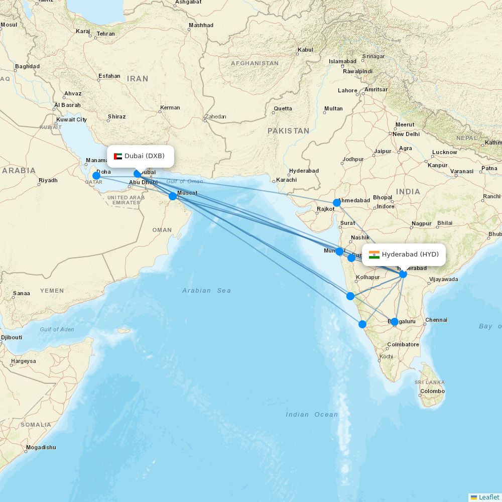 Emirates routes 2025 – interactive map with all flights - Flight Routes