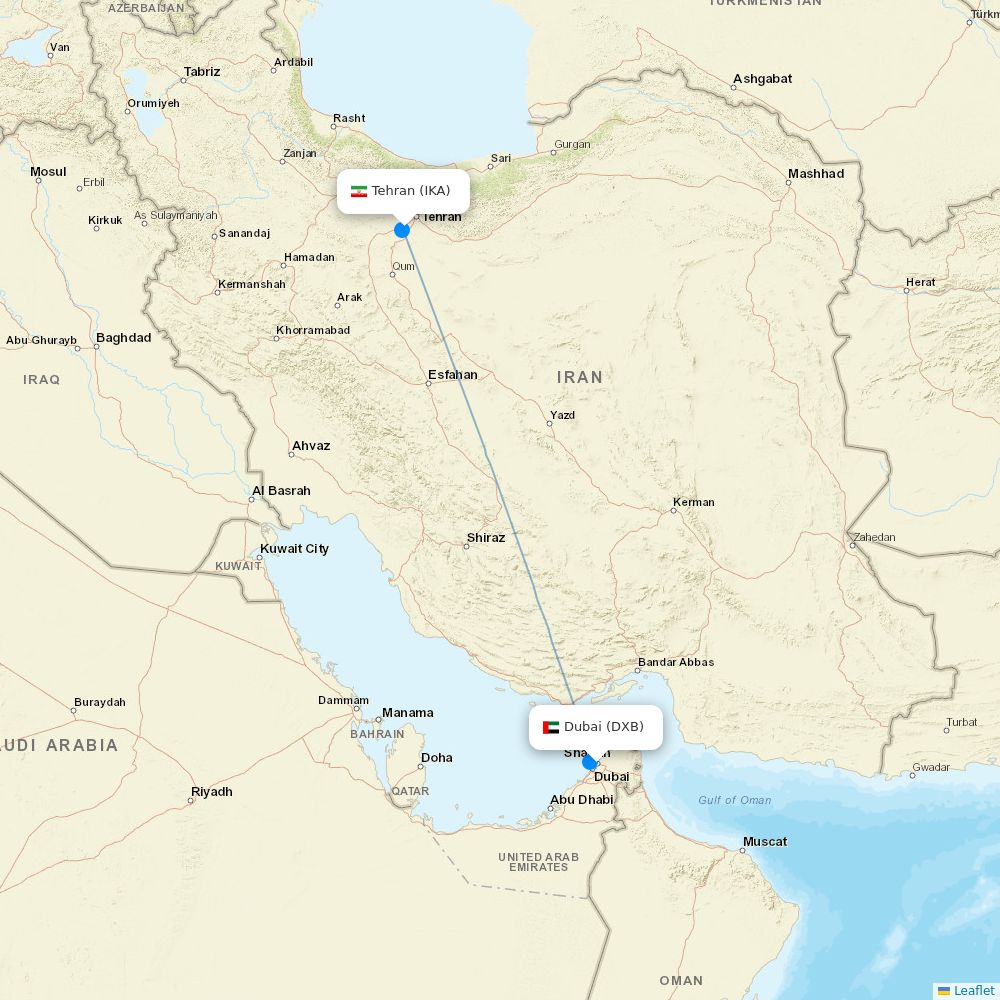 Flydubai routes 2025 – interactive map with all flights - Flight Routes