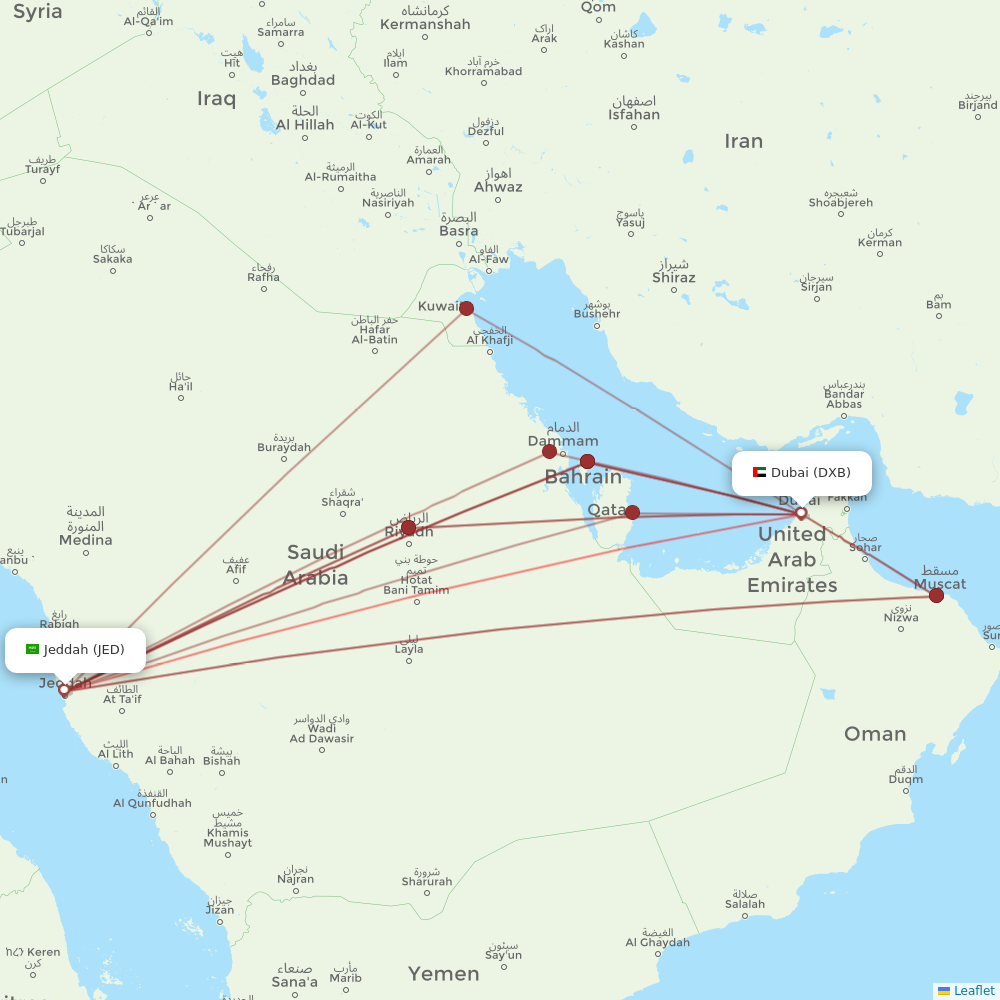 Emirates routes 2025 – interactive map with all flights - Flight Routes