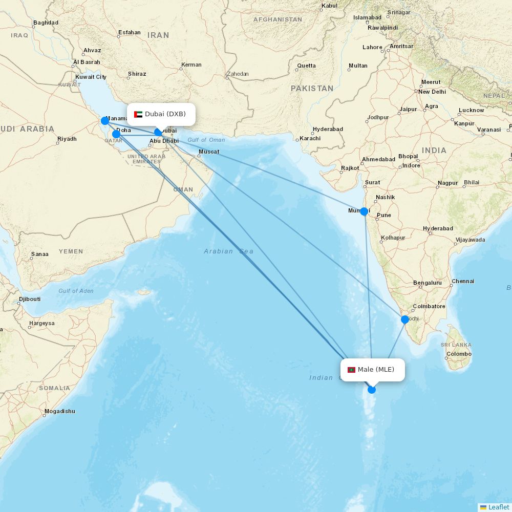 Emirates routes 2025 – interactive map with all flights - Flight Routes