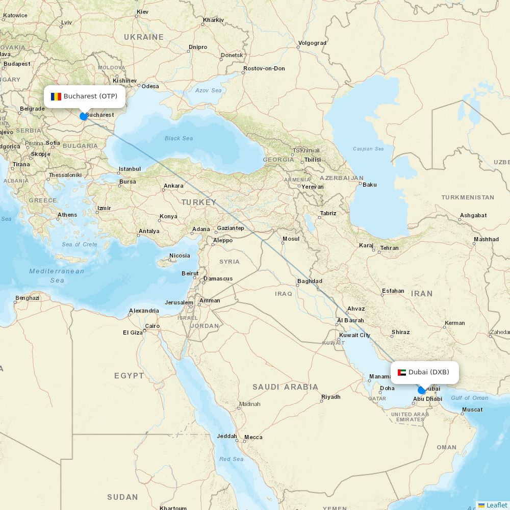 Flydubai routes 2025 – interactive map with all flights - Flight Routes