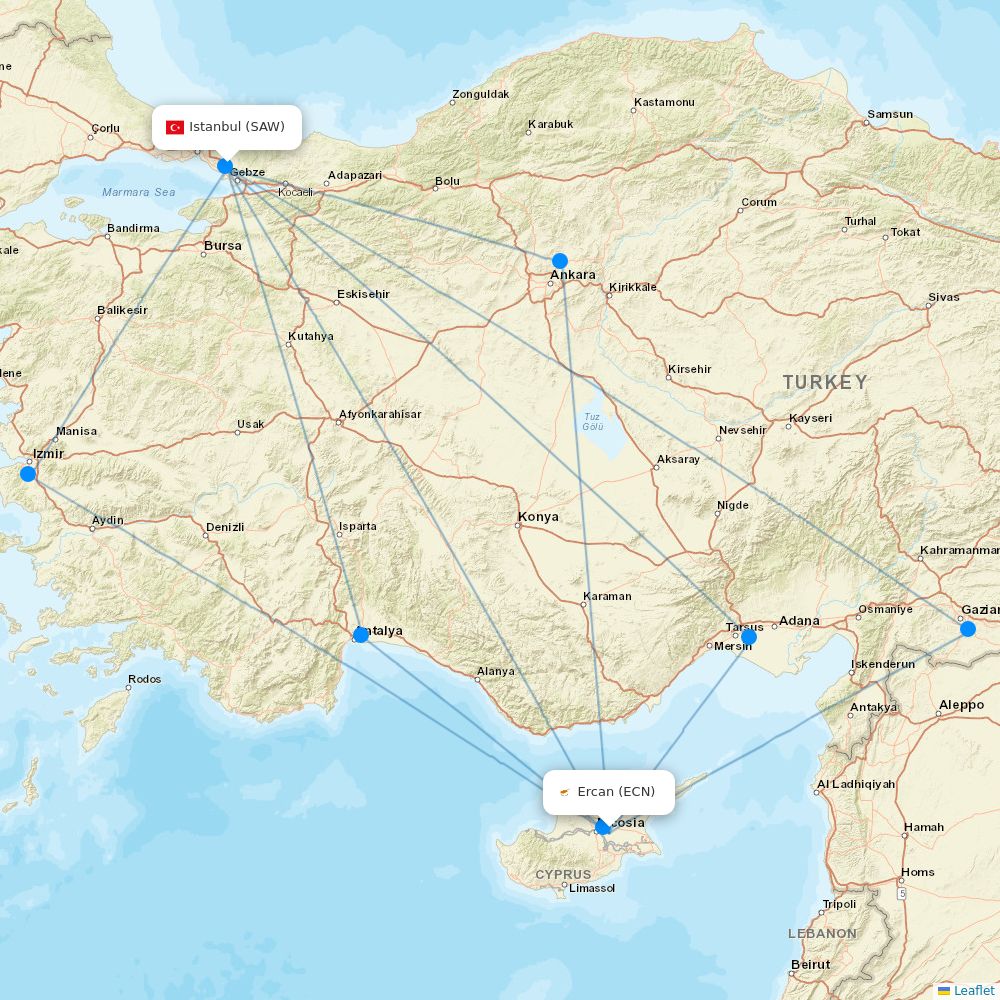Pegasus Airlines routes 2026 – map with all flights - Flight Routes