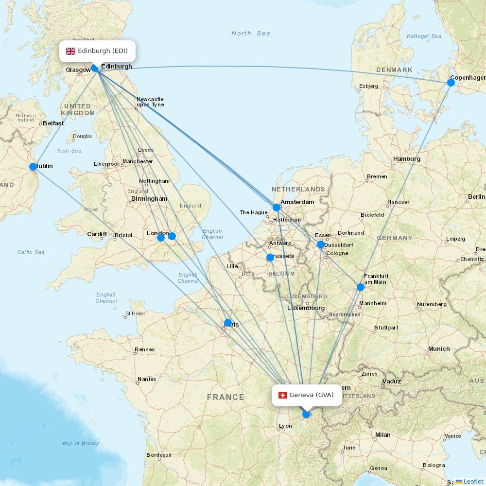 Easyjet routes 2025 – interactive map with all flights - Flight Routes