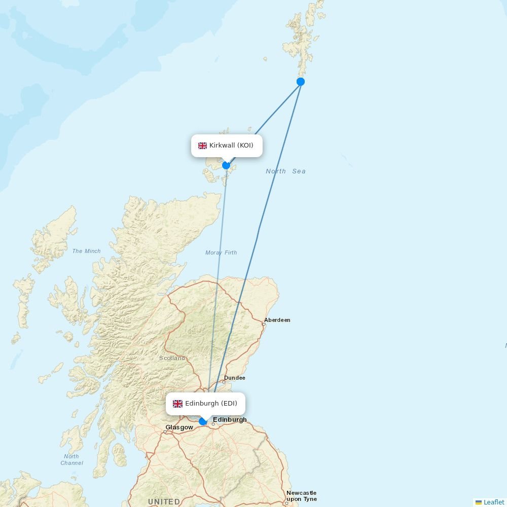 Loganair routes 2025 – interactive map with all flights - Flight Routes