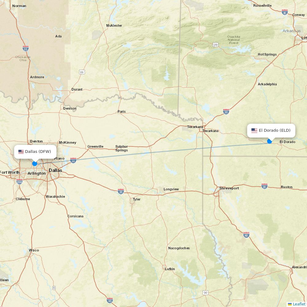 Southern Airways Express routes 2026 – map with flights - Flight Routes