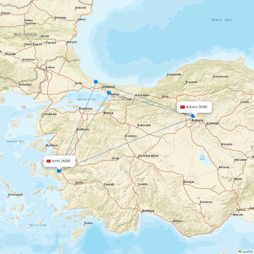 Pegasus Airlines routes 2026 – map with all flights - Flight Routes