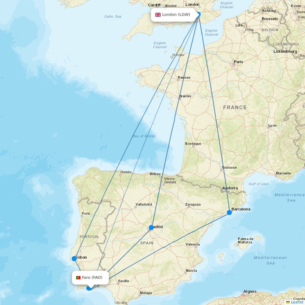 Easyjet routes 2025 – interactive map with all flights - Flight Routes