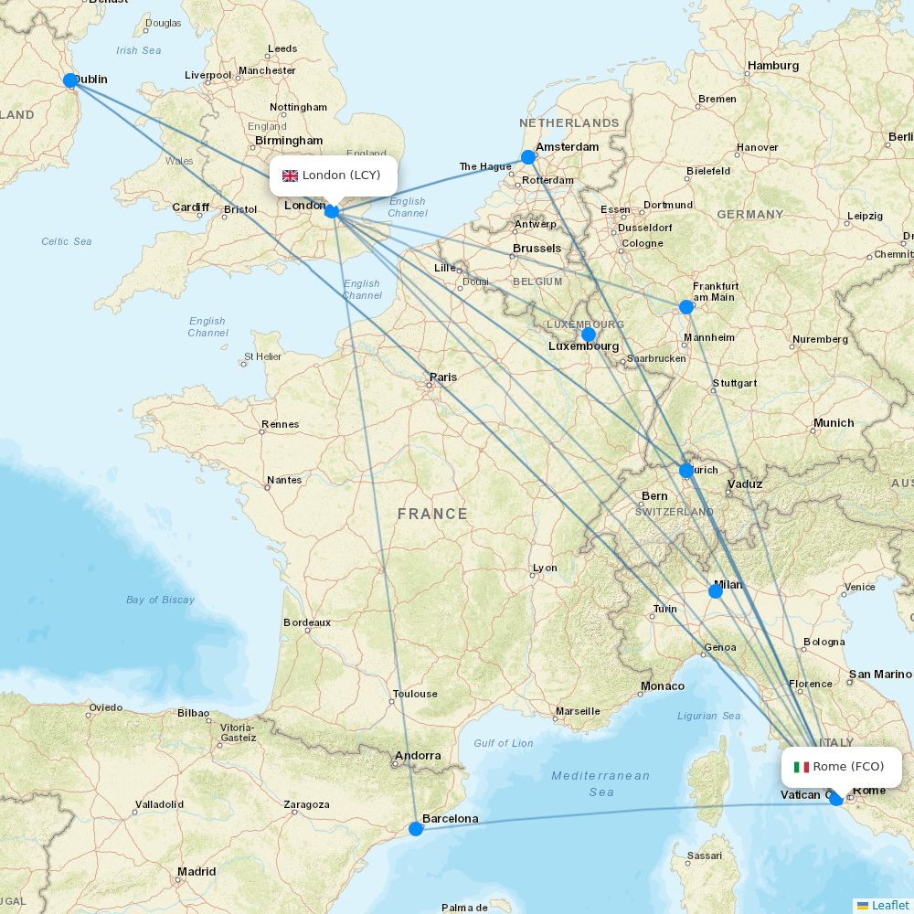 ITA Airways routes 2025 – map with all flights - Flight Routes