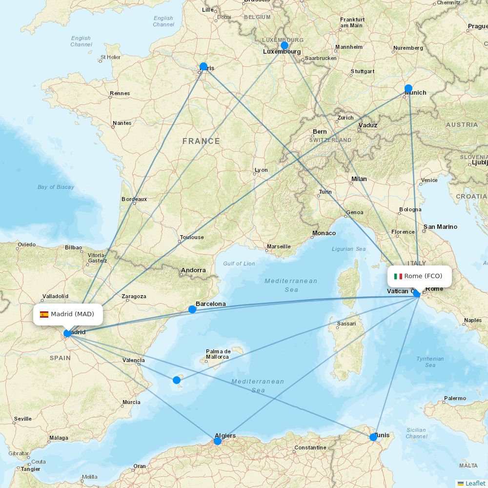 ITA Airways routes 2025 – map with all flights - Flight Routes