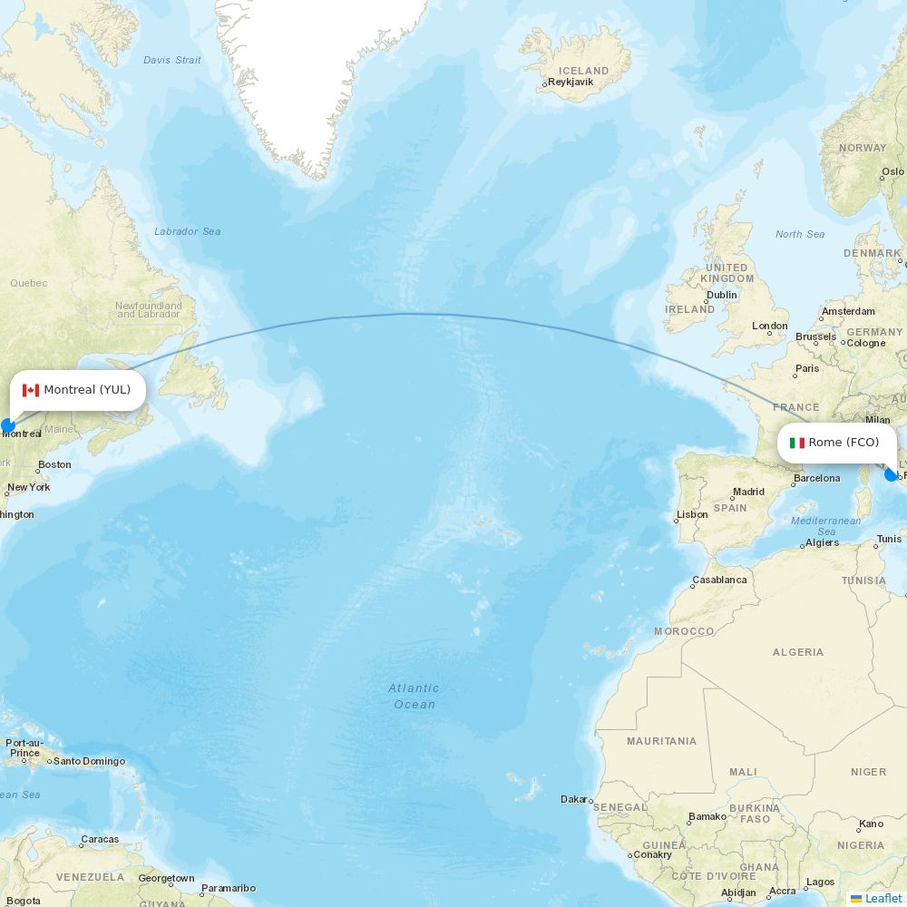 Air Transat routes 2025 – interactive map with all flights - Flight Routes