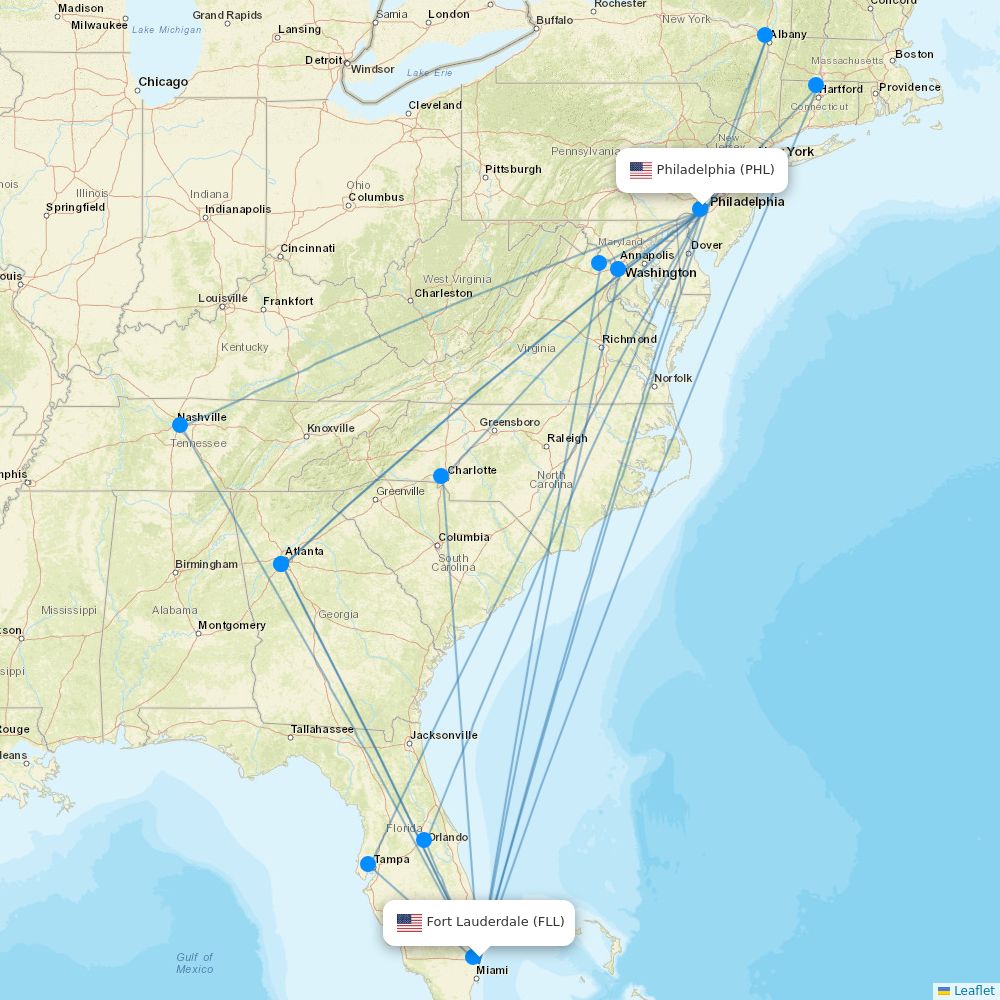 Spirit Airlines routes 2026 – map with all flights - Flight Routes