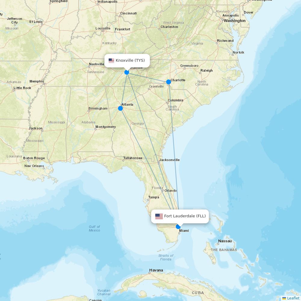 Allegiant Air routes 2025 – map with all flights - Flight Routes