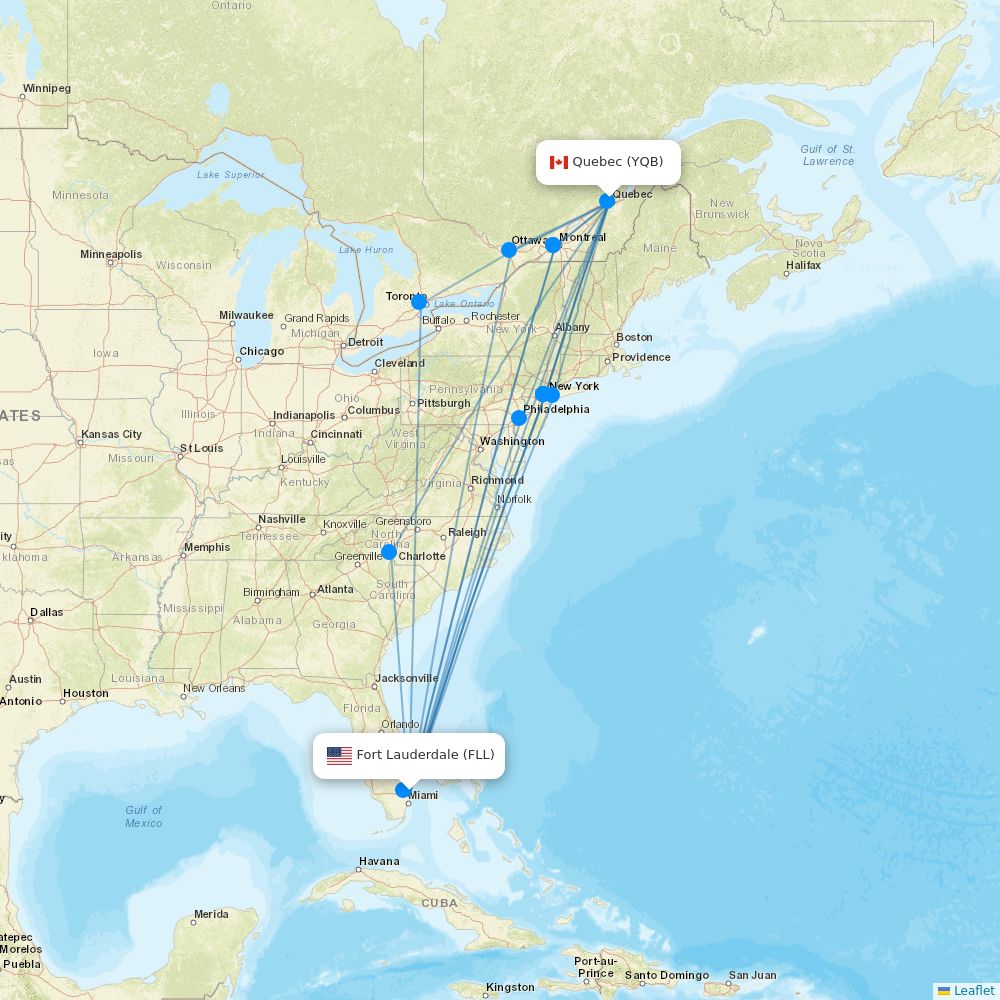 Air Transat routes 2025 – interactive map with all flights - Flight Routes