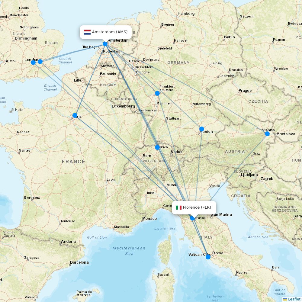 KLM routes 2025 – interactive map with all flights - Flight Routes