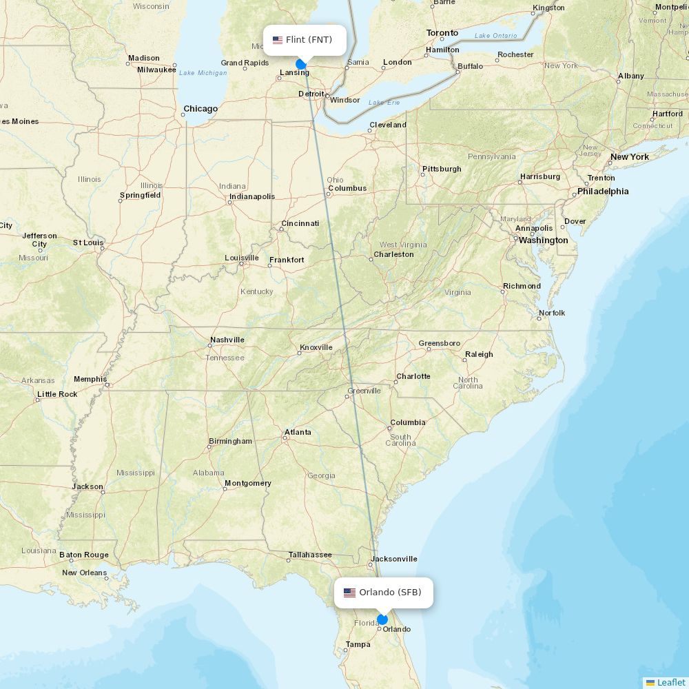 Allegiant Air routes 2026 – map with all flights - Flight Routes