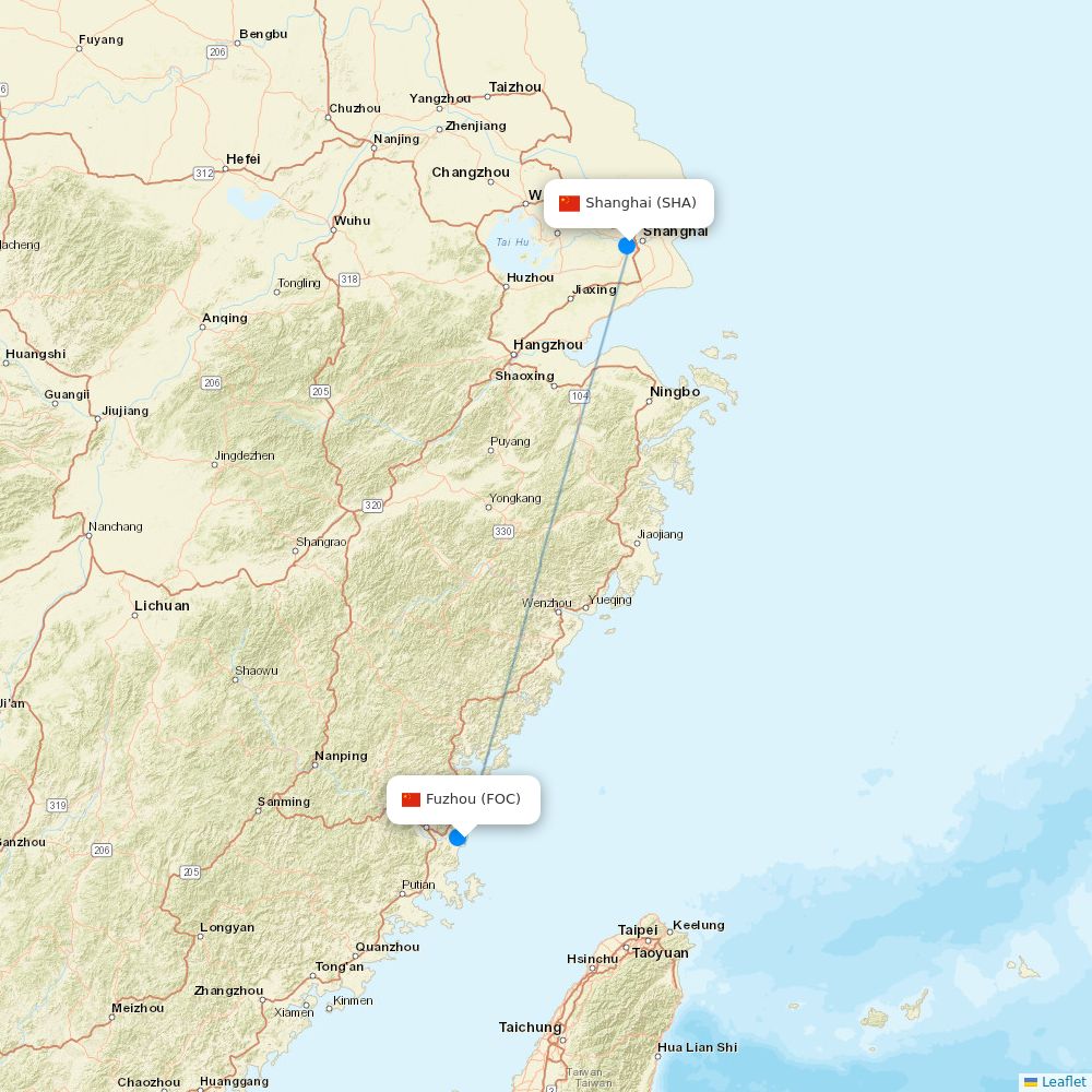 Xiamen Airlines routes 2025 – map with all flights - Flight Routes