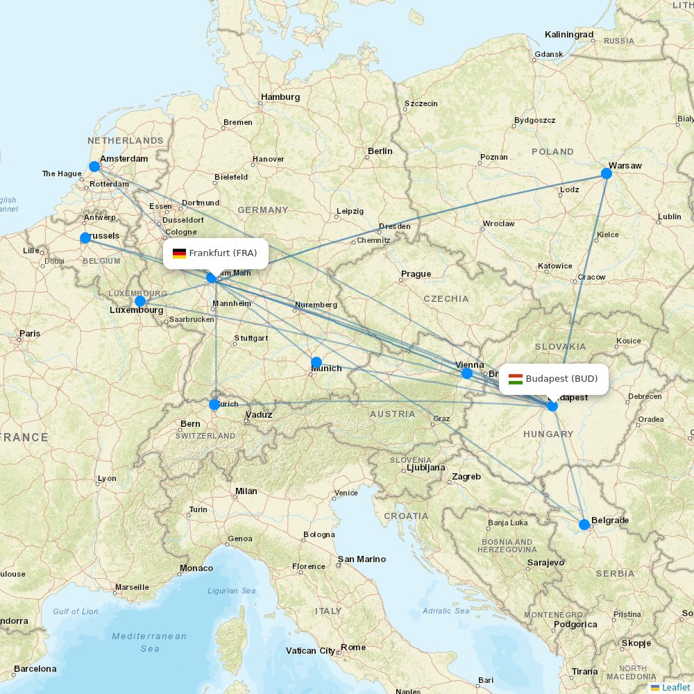 Lufthansa routes 2025 – interactive map with all flights - Flight Routes