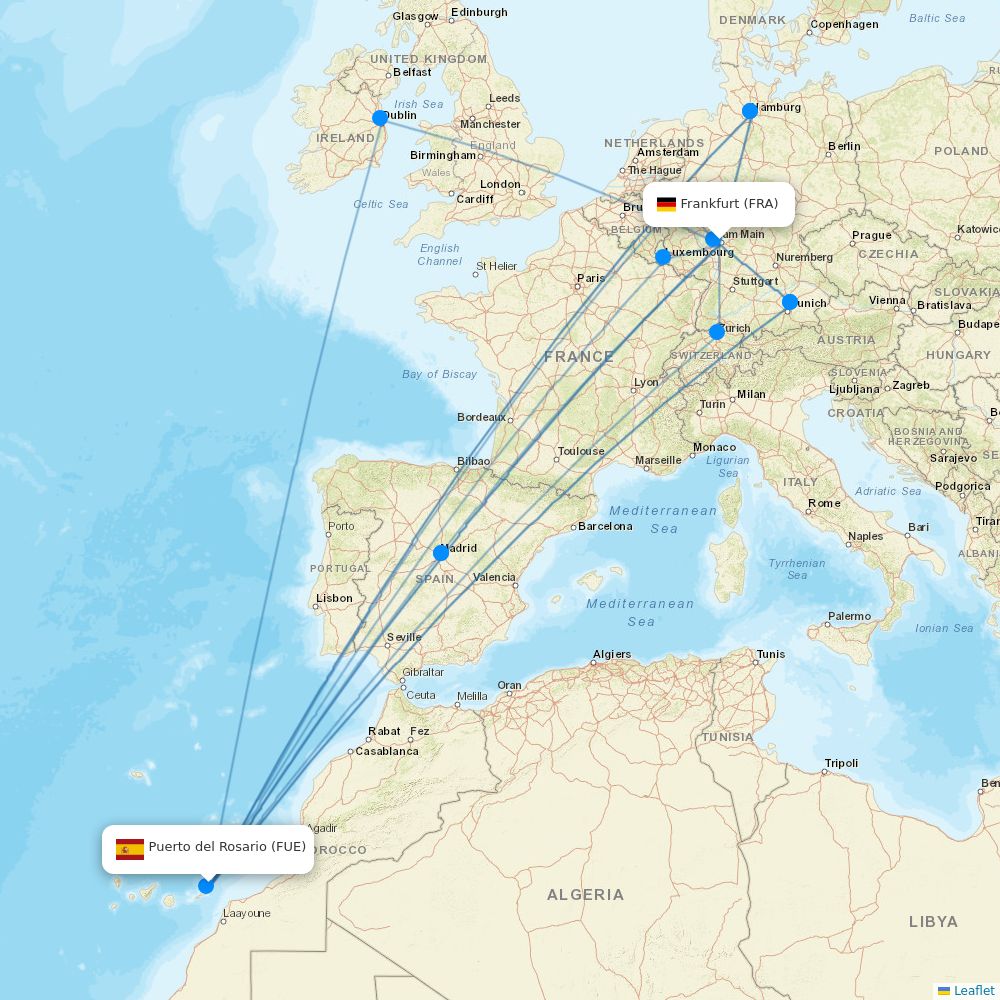 Condor routes 2025 – interactive map with all flights - Flight Routes