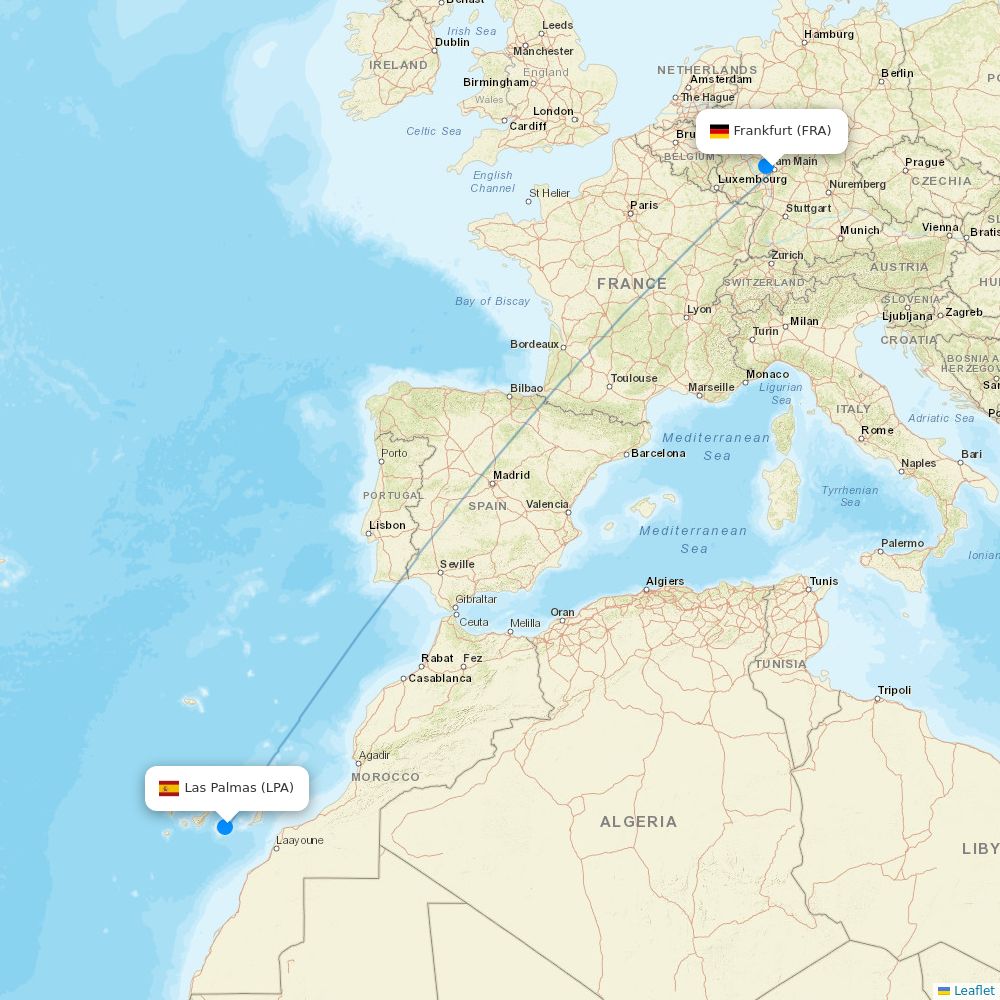 Condor routes 2025 – interactive map with all flights - Flight Routes