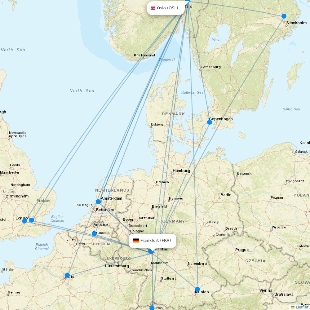 Lufthansa routes 2025 – interactive map with all flights - Flight Routes