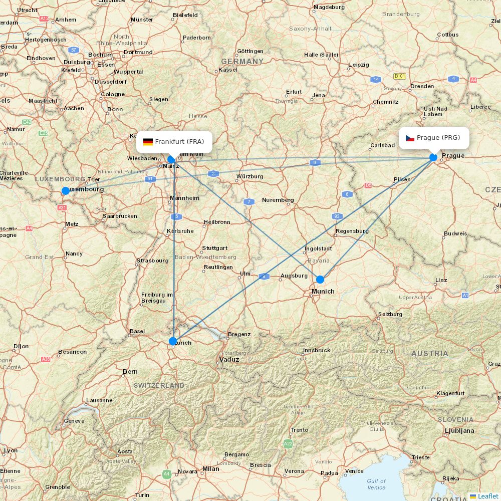 Lufthansa routes 2025 – interactive map with all flights - Flight Routes