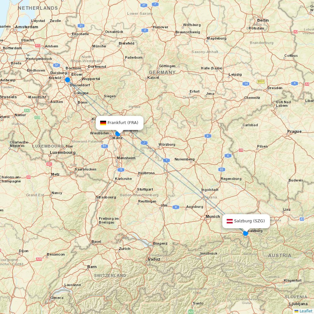 Lufthansa routes 2025 – interactive map with all flights - Flight Routes
