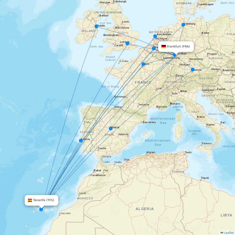 Condor routes 2026 – interactive map with all flights - Flight Routes