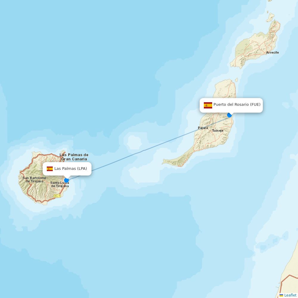Binter Canarias routes 2025 – map with all flights - Flight Routes