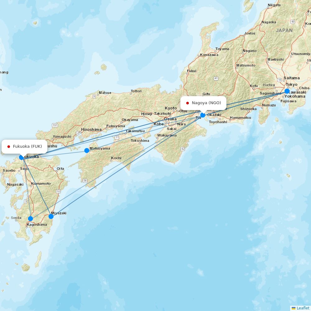 Jetstar Japan routes 2025 – map with all flights - Flight Routes