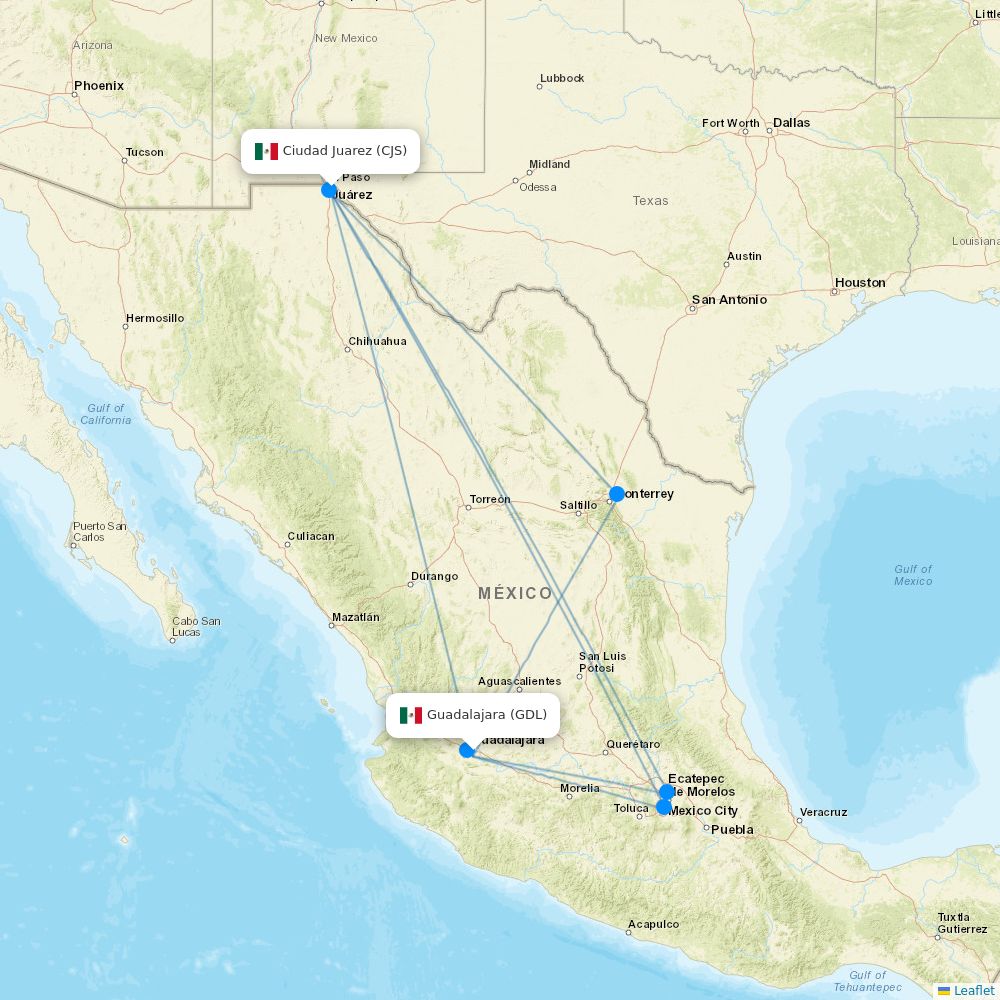 Volaris routes 2026 – interactive map with all flights - Flight Routes