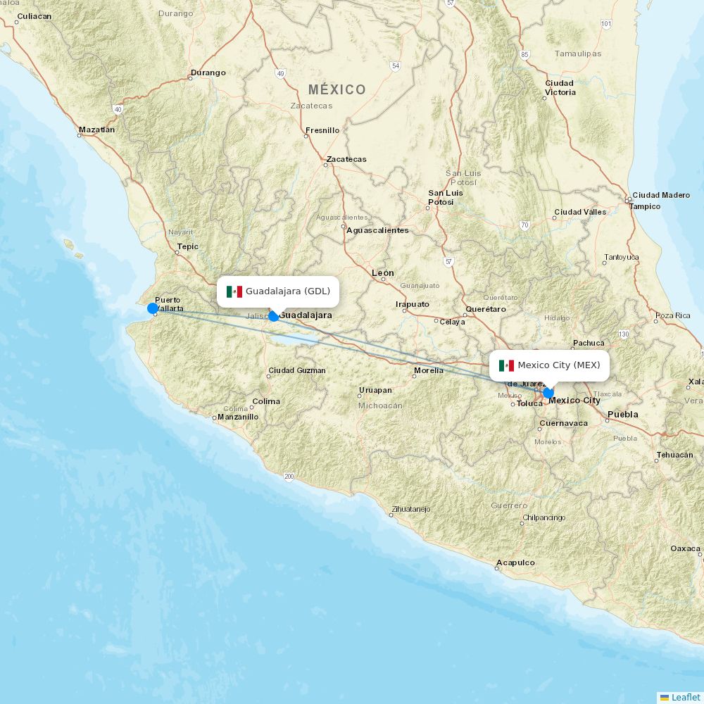 Viva Aerobus routes 2025 – map with all flights - Flight Routes