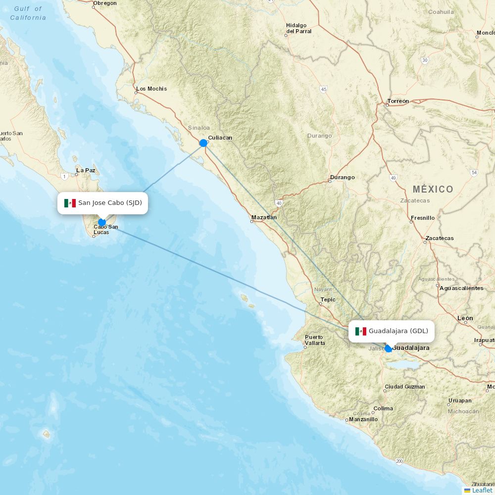 Volaris routes 2026 – interactive map with all flights - Flight Routes