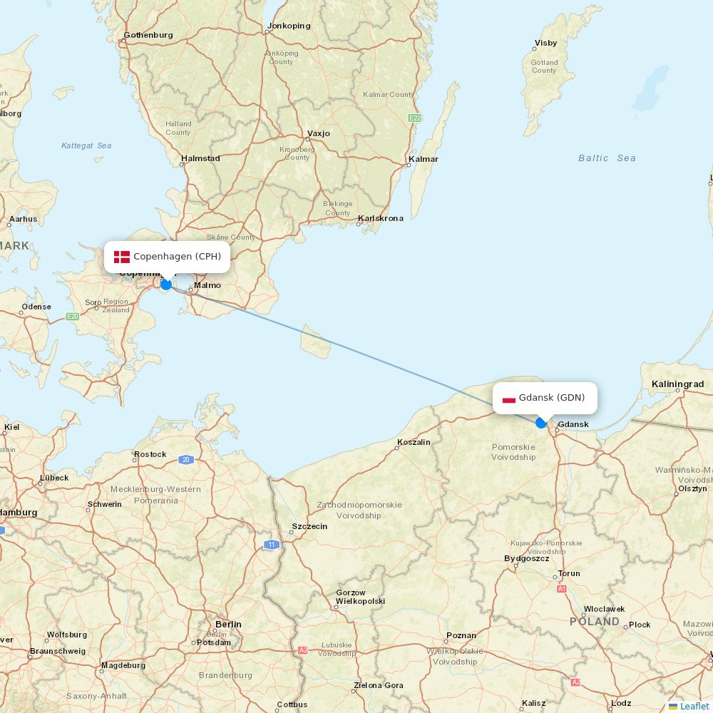 SAS routes 2026 – interactive map with all flights - Flight Routes