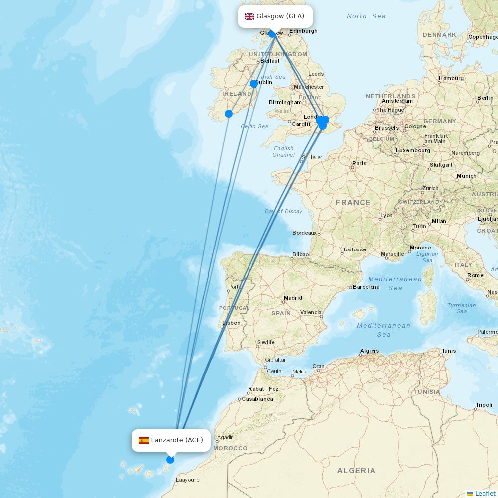 Jet2 routes 2025 – interactive map with all flights - Flight Routes