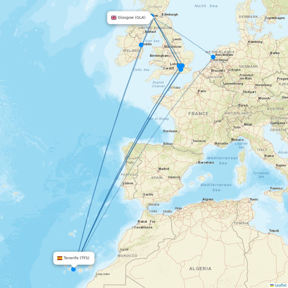 Jet2 routes 2025 – interactive map with all flights - Flight Routes