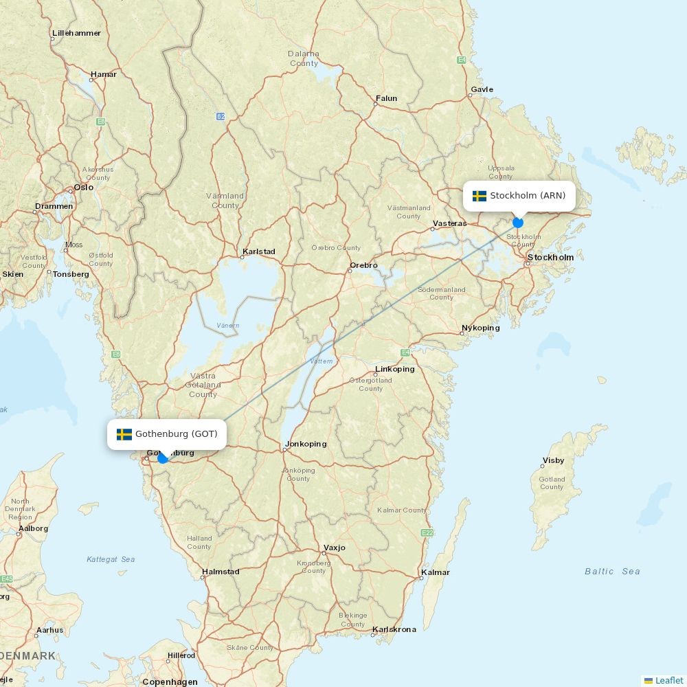 SAS routes 2026 – interactive map with all flights - Flight Routes