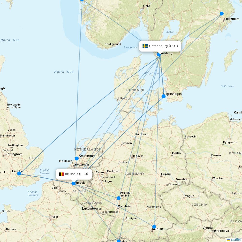 Brussels Airlines routes 2026 – map with all flights - Flight Routes