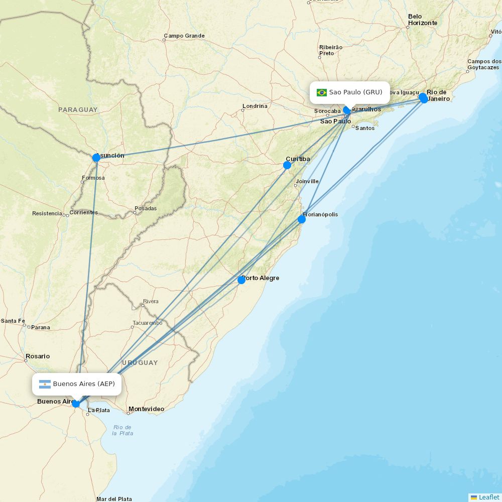 LATAM Airlines routes 2025 – map with all flights - Flight Routes