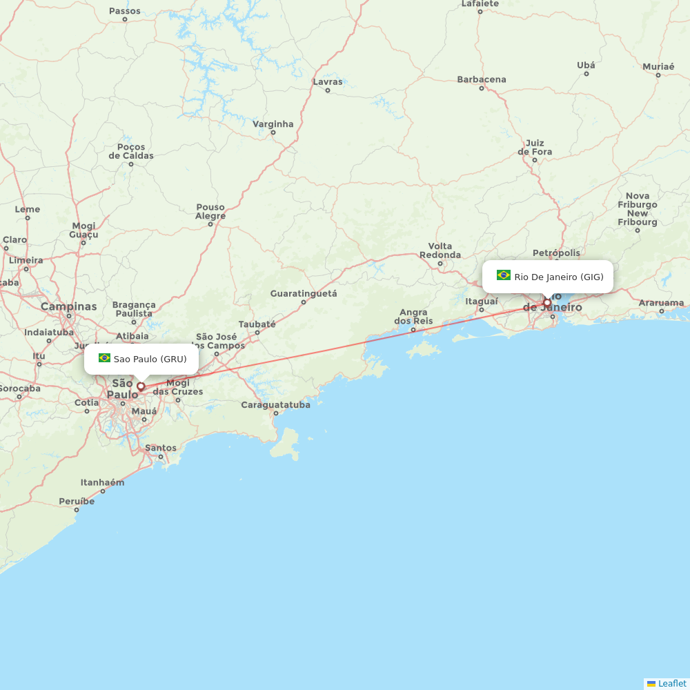 Gol routes 2025 – interactive map with all flights - Flight Routes
