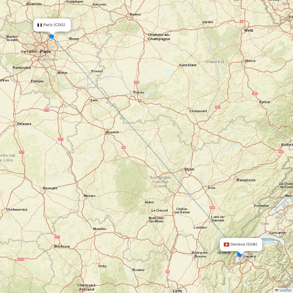 Air France routes 2026 – map with all flights - Flight Routes