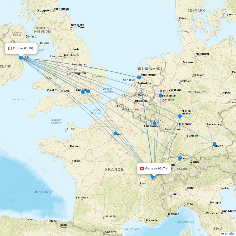 Aer Lingus routes 2026 – map with all flights - Flight Routes