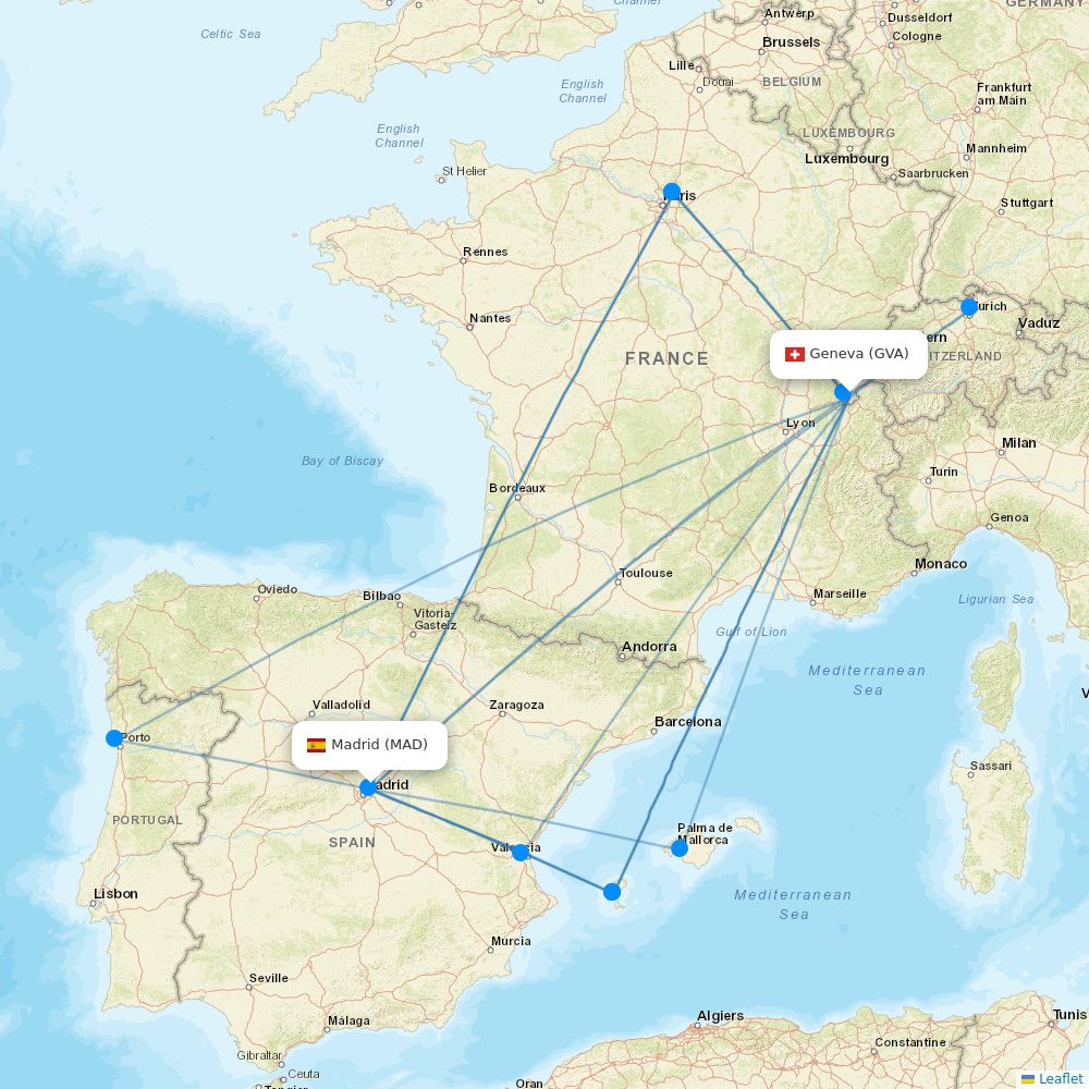 Iberia routes 2025 – interactive map with all flights - Flight Routes