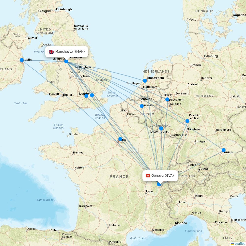 Easyjet routes 2025 – interactive map with all flights - Flight Routes
