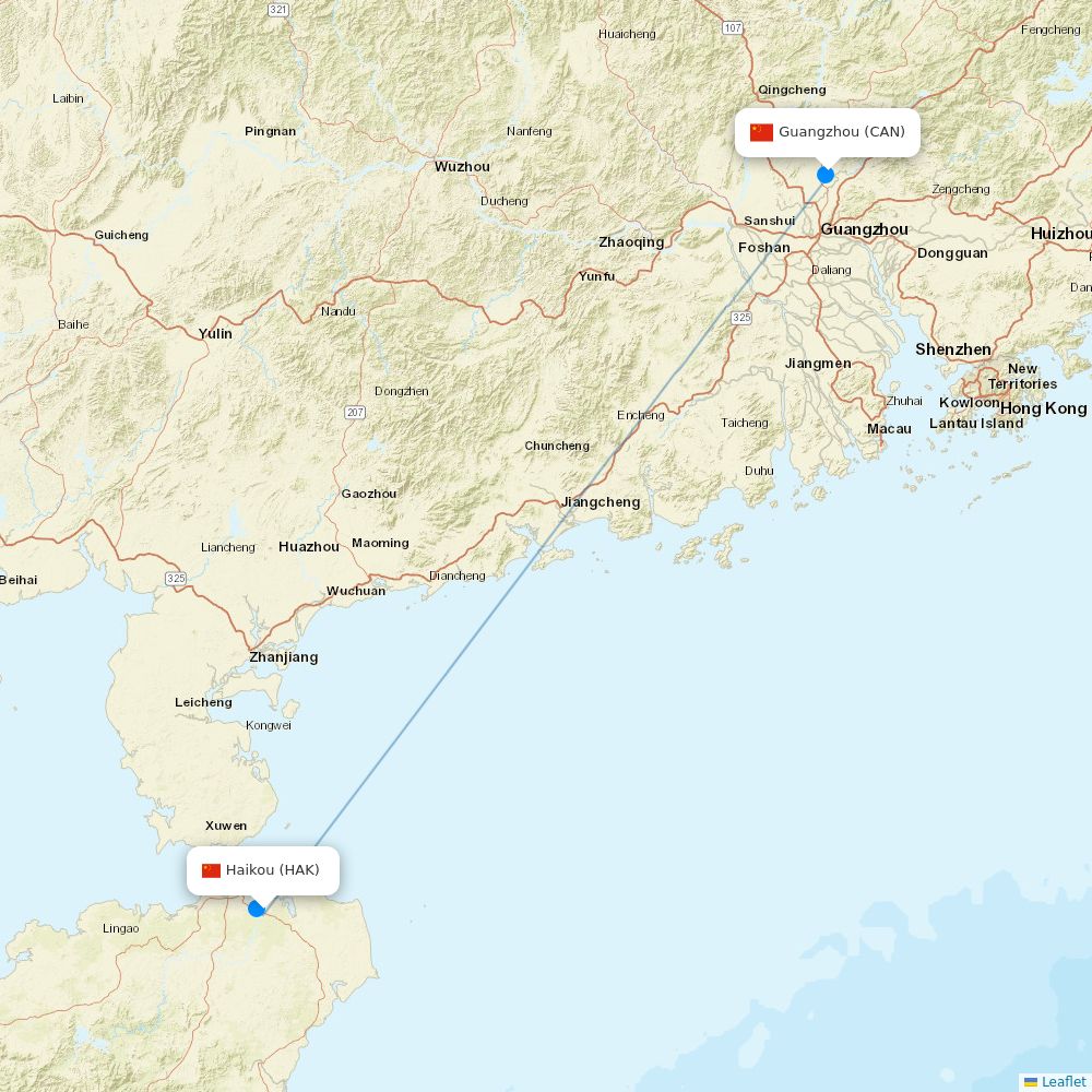 Hainan Airlines routes 2025 – map with all flights - Flight Routes