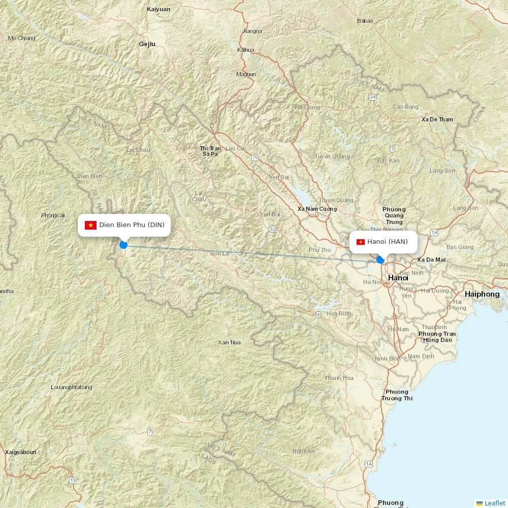 Vietnam Airlines routes 2025 – map with all flights - Flight Routes