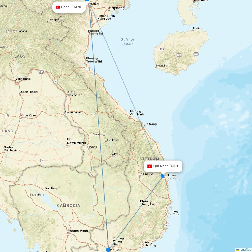 Learn more about Vietnam Airlines – route map - Flight Routes
