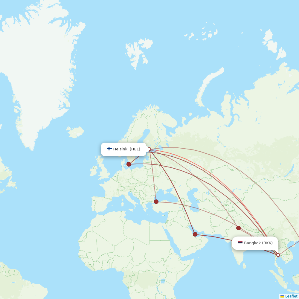 Finnair routes 2025 – interactive map with all flights - Flight Routes