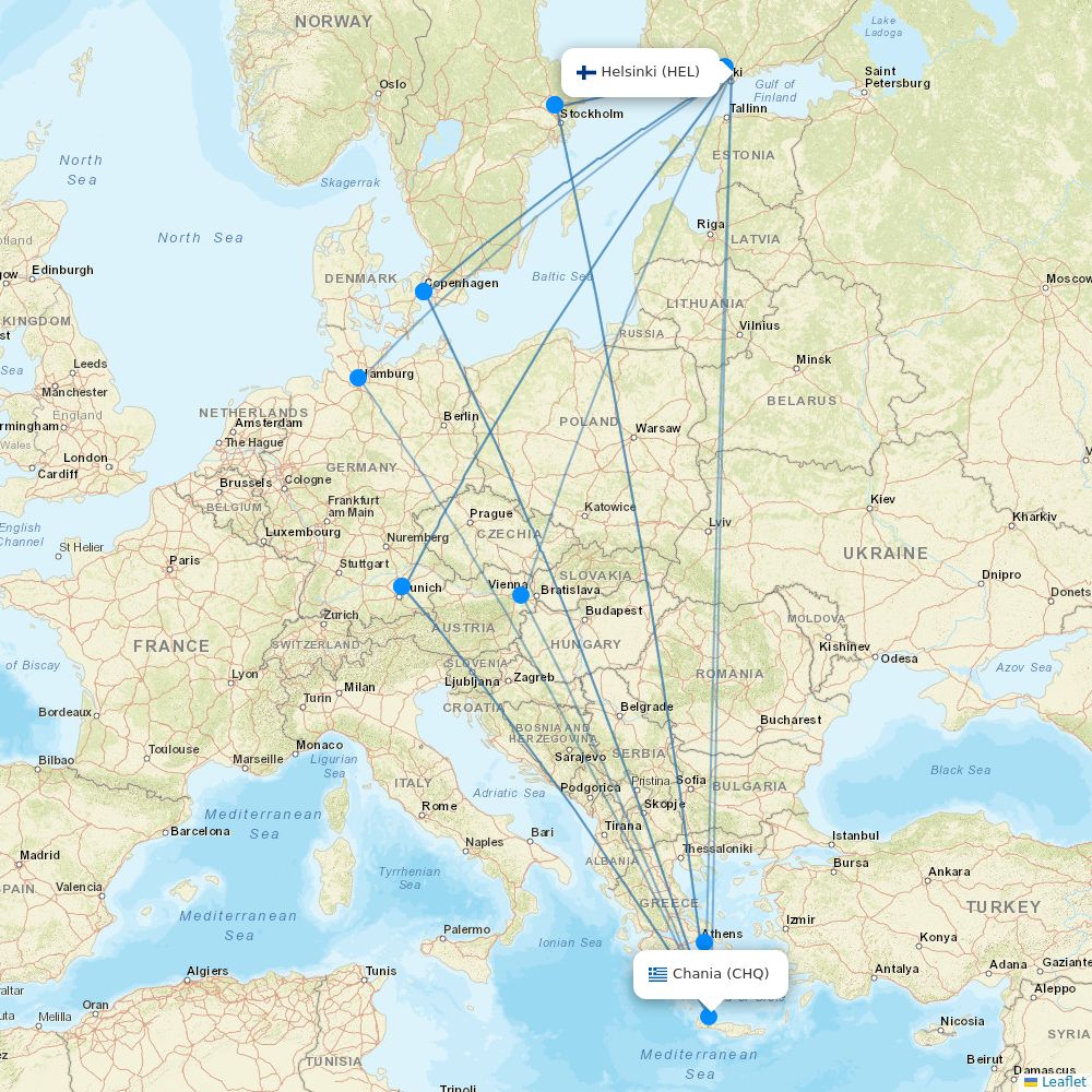Finnair routes 2025 – interactive map with all flights - Flight Routes