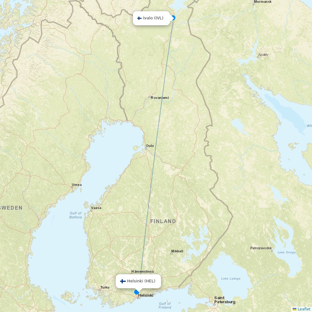 Finnair routes 2025 – interactive map with all flights - Flight Routes
